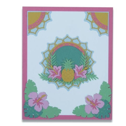 Sizzix Fustella Thinlits 663576 Elementi Tropicali – Jolici.com